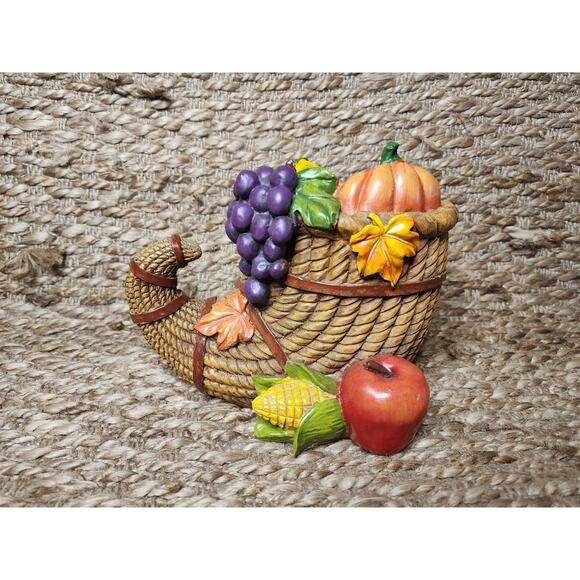 Unbranded | Accents | Cornucopia Horn Of Plenty Planter Fall ...
